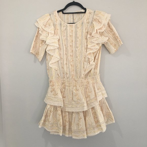 LoveShackFancy | Dresses | Loveshackfancy Natasha Dress Cream With ...